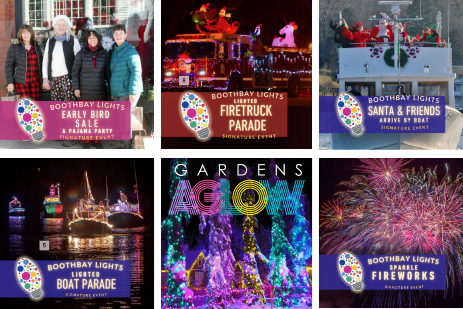 BOOTHBAY LIGHTS & GARDENS AGLOW * Flagship Inn (Boothbay Harbor, Maine)